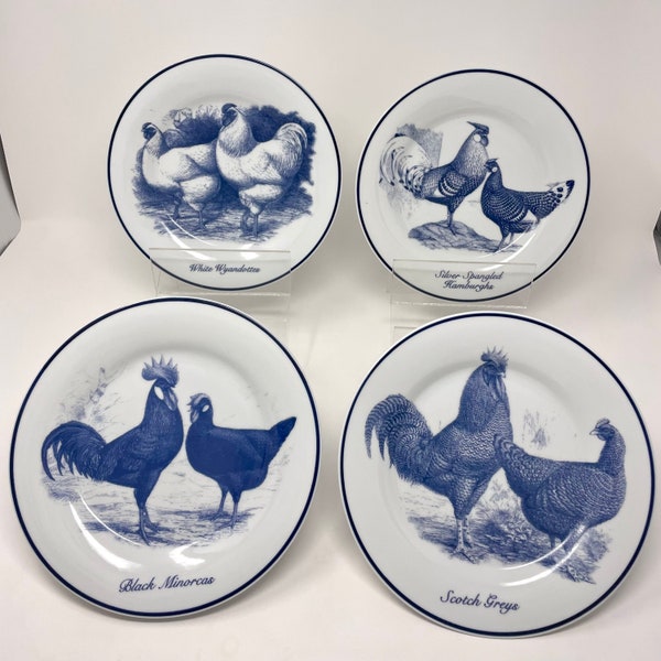 Blue White Set Plate - Etsy