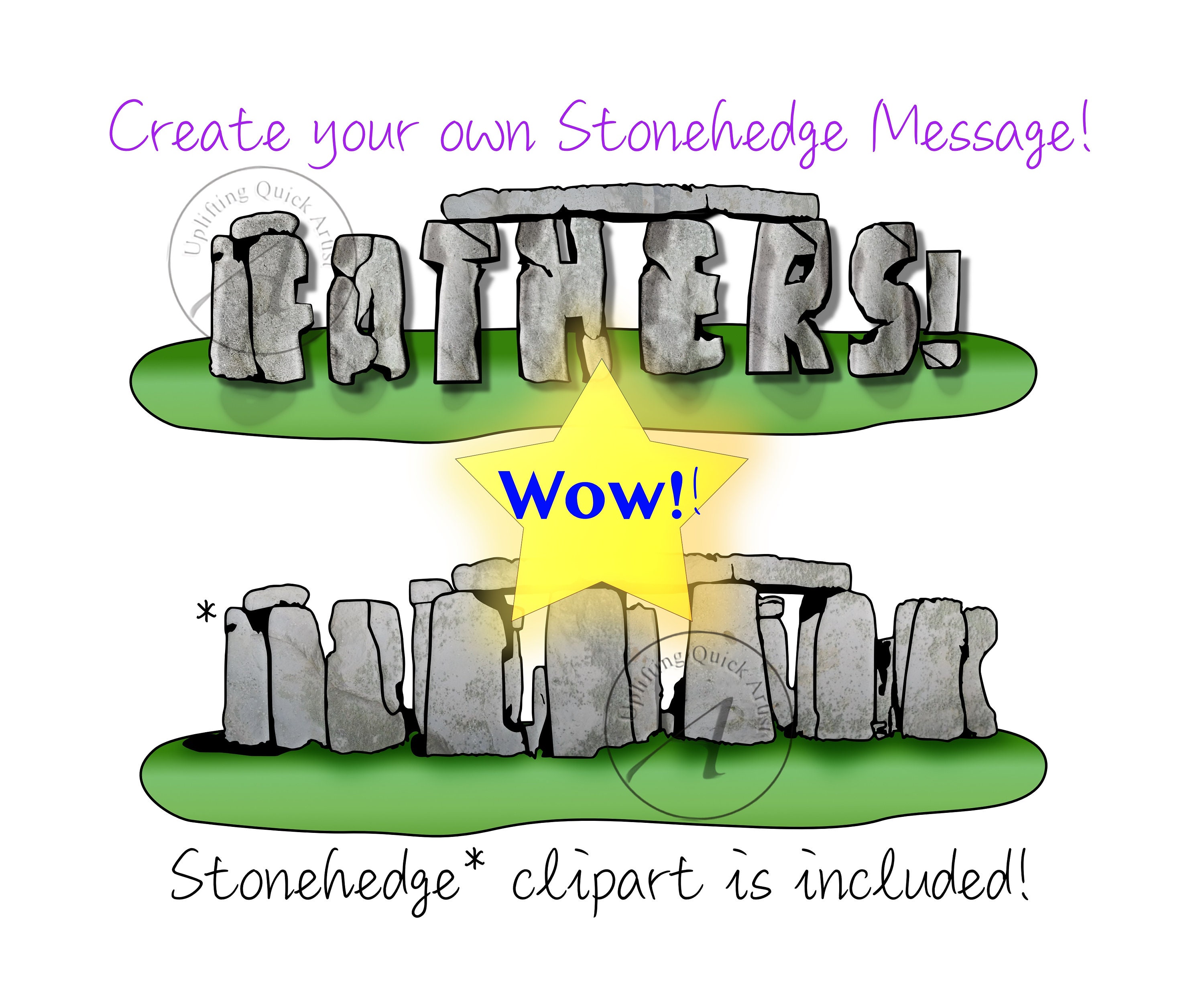 Stone Alphabet, Rock Letters, Custom Stonehedge Message Alphabet - Etsy