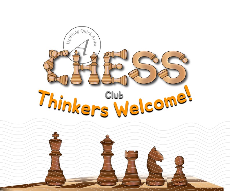 Chess Alphabet, Chess Letters, Chess Club Font, Bulletin Board, School ...