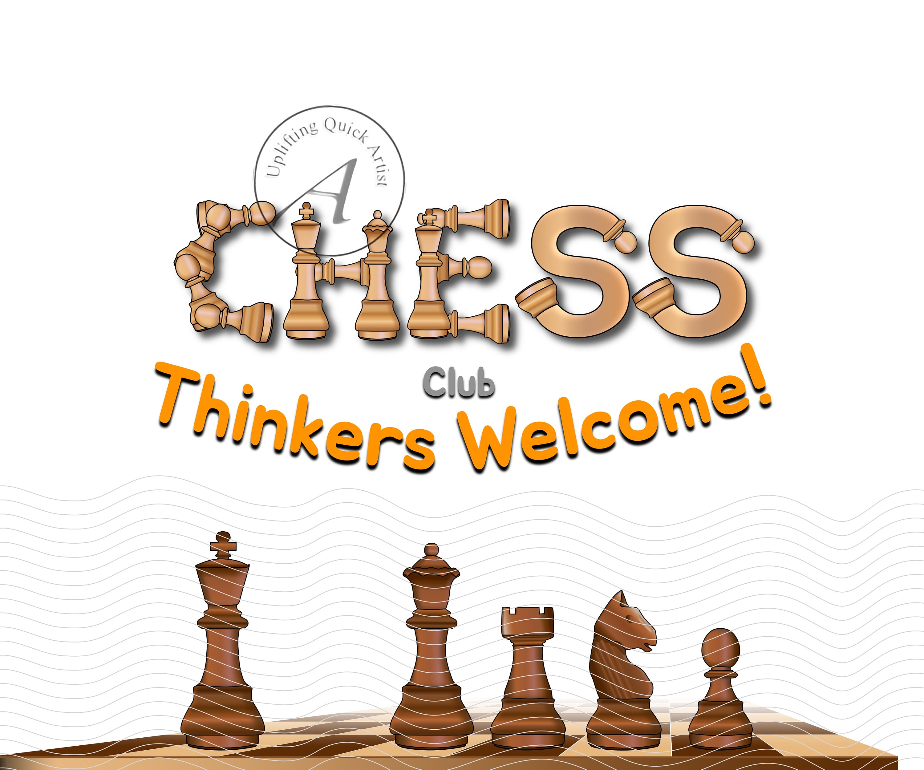 Chess Alphabet, Chess Letters, Chess Club Font, Bulletin Board, School ...
