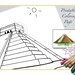 Mexico Printable, Chichen Itza Kids, Color Page Pyramid, Pyramid of ...