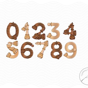 Chess Alphabet, Chess Letters, Chess Club Font, Bulletin Board, School ...