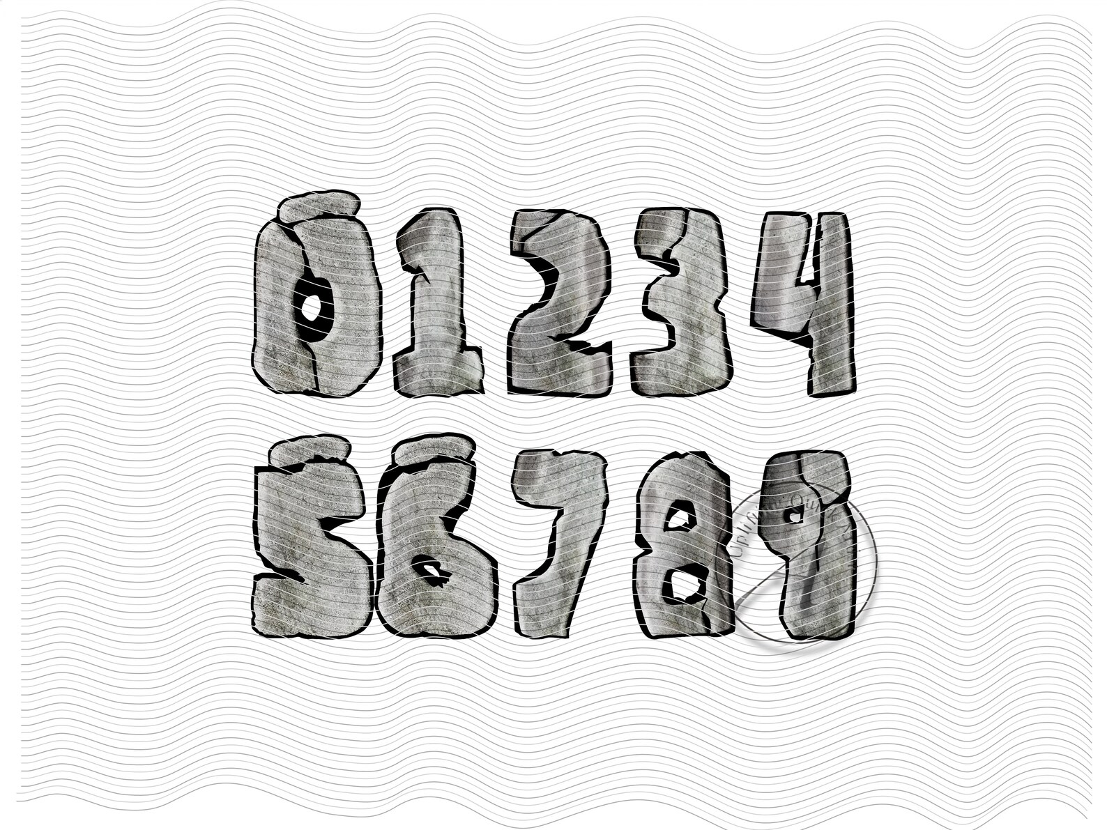 Stone Alphabet, Rock Letters, Custom Stonehedge Message Alphabet - Etsy