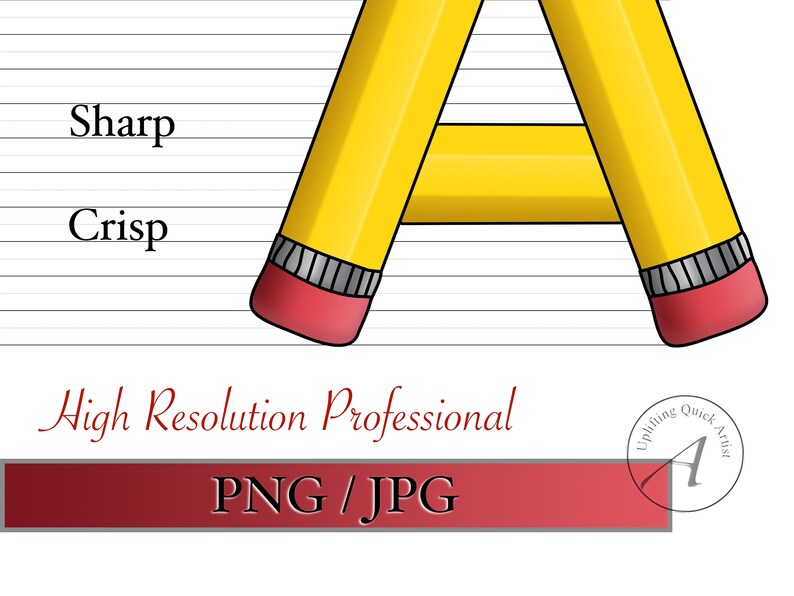 School Alphabet, Pencil Alphaset, Doodle Letter PNG, Teacher Font, Back ...