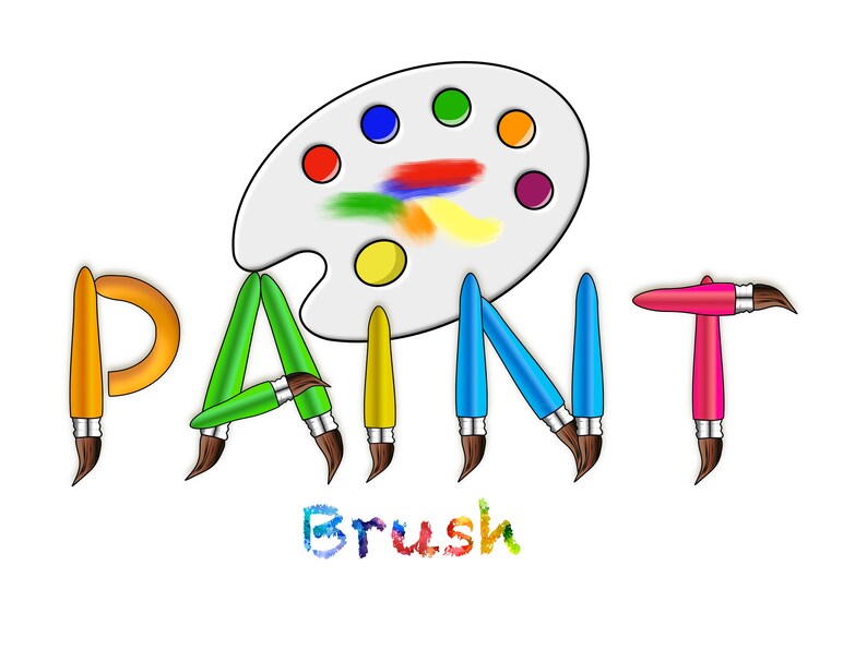 Paint Brush Alphabet Set, Alphabet Letters School Artist, End of School ...