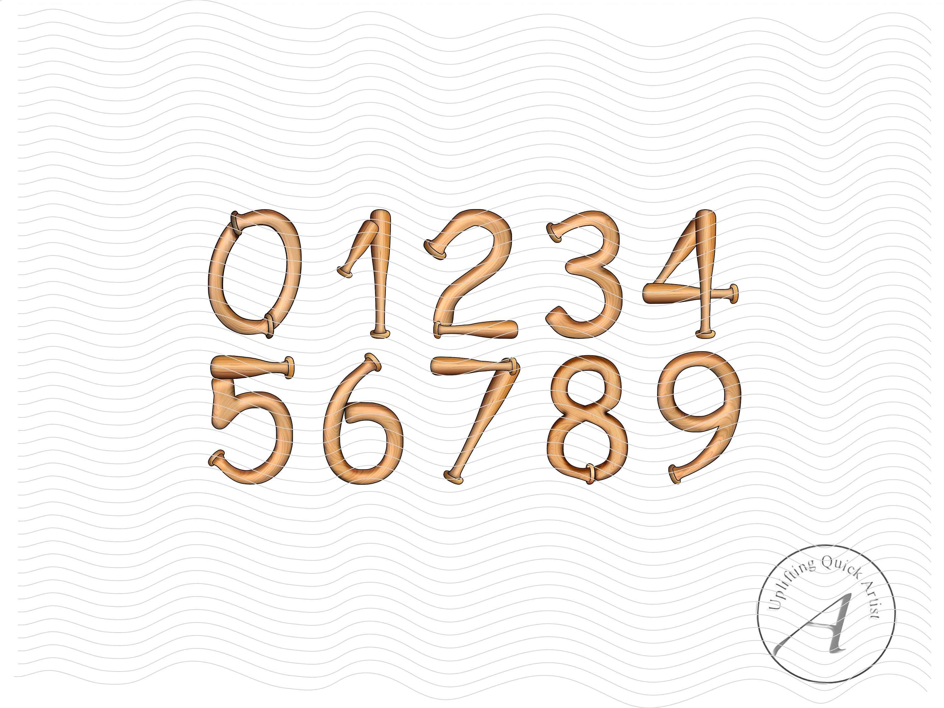 Baseball Alphabet Letters, Wood Bat Theme, and Clipart - Etsy