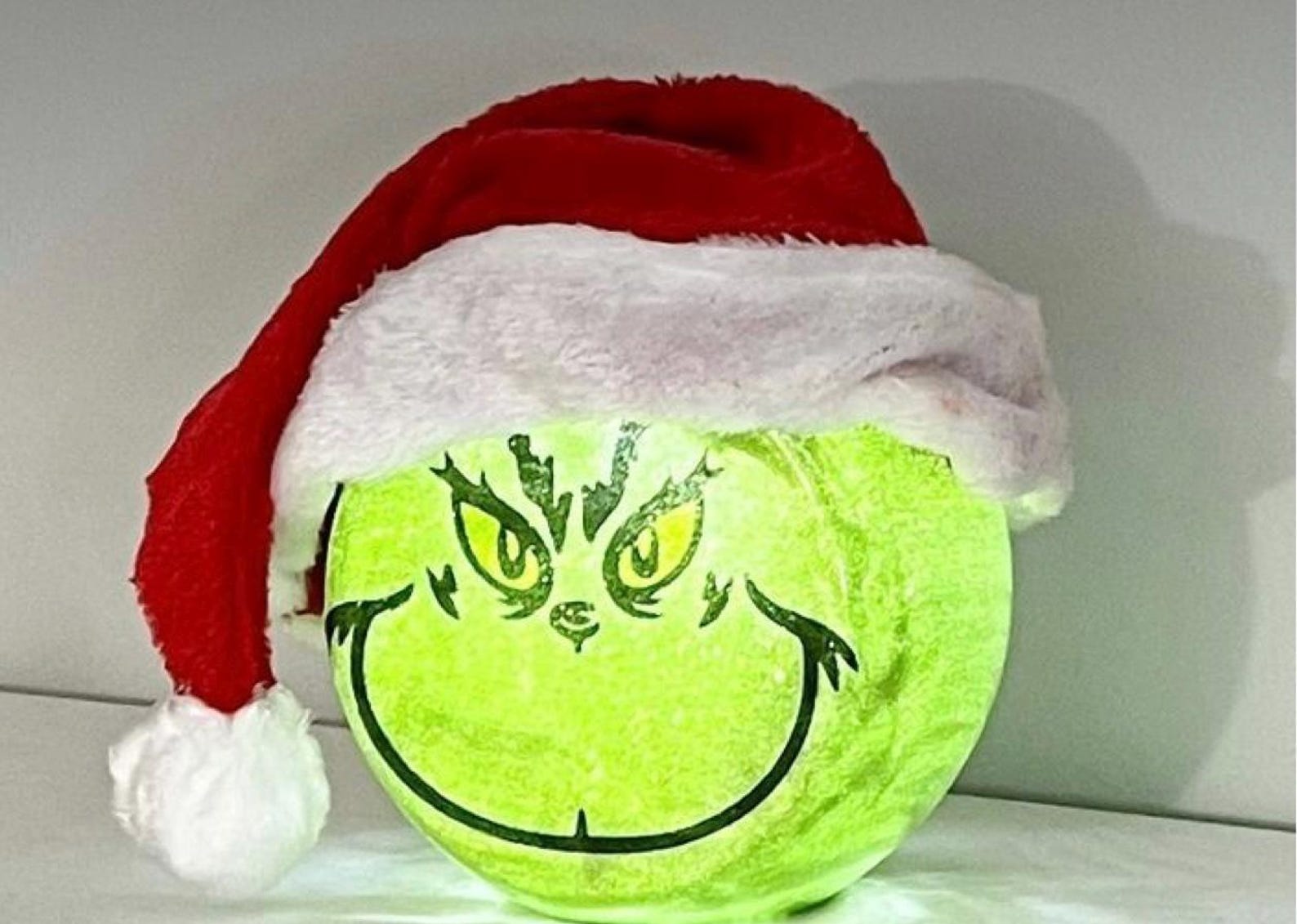 Santa Grinch LED Globe - Etsy