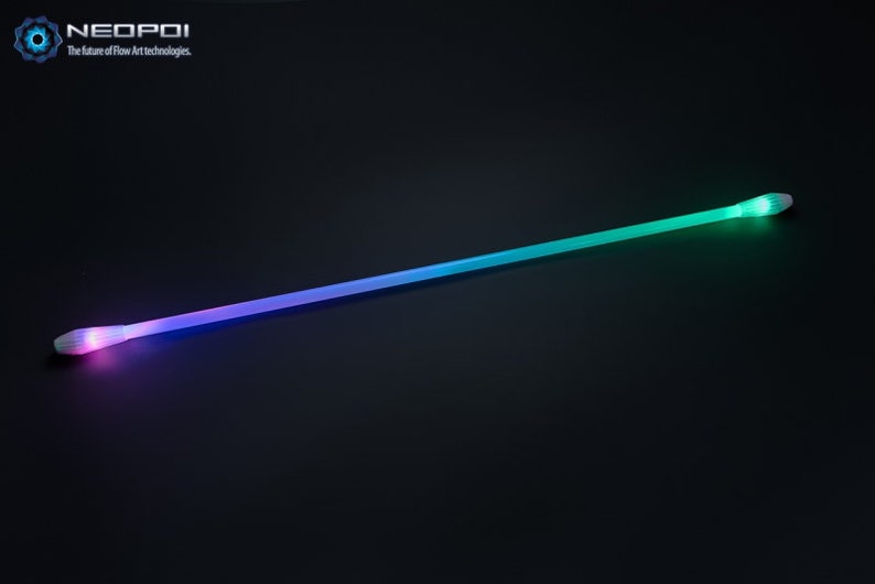 LED Staff Spectrum Light glow staff for spinning | Etsy