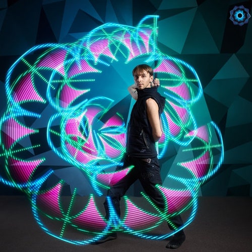 LED Staff Morph Staff Visual Flow Toy | Etsy