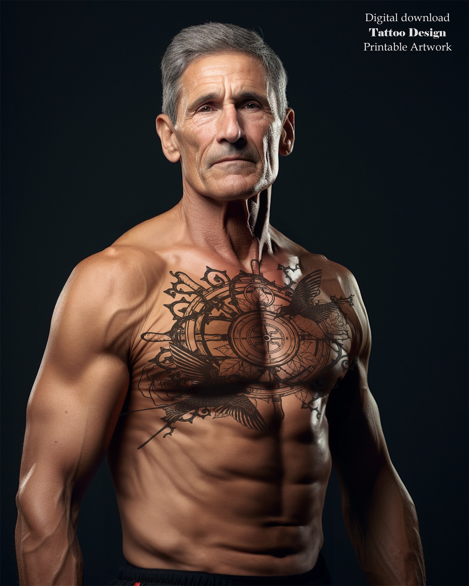 Tattoo Art Svg ,bird and Rose Svg,tattoo Design Svg,tattoo Art Print ...