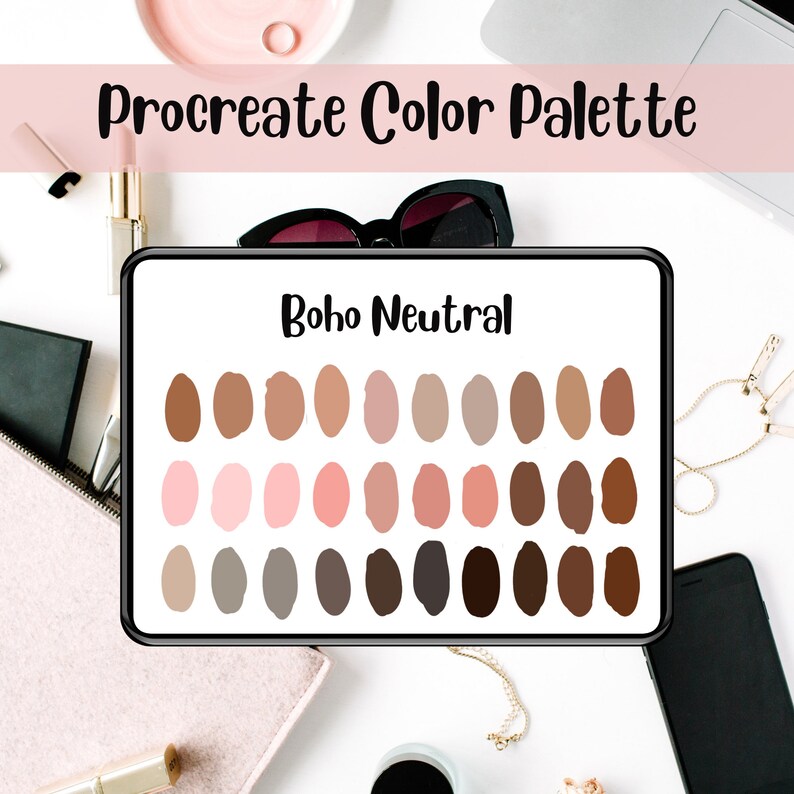 Procreate Color Palette, Color Swatches, iPad Color Palette, Procreate ...