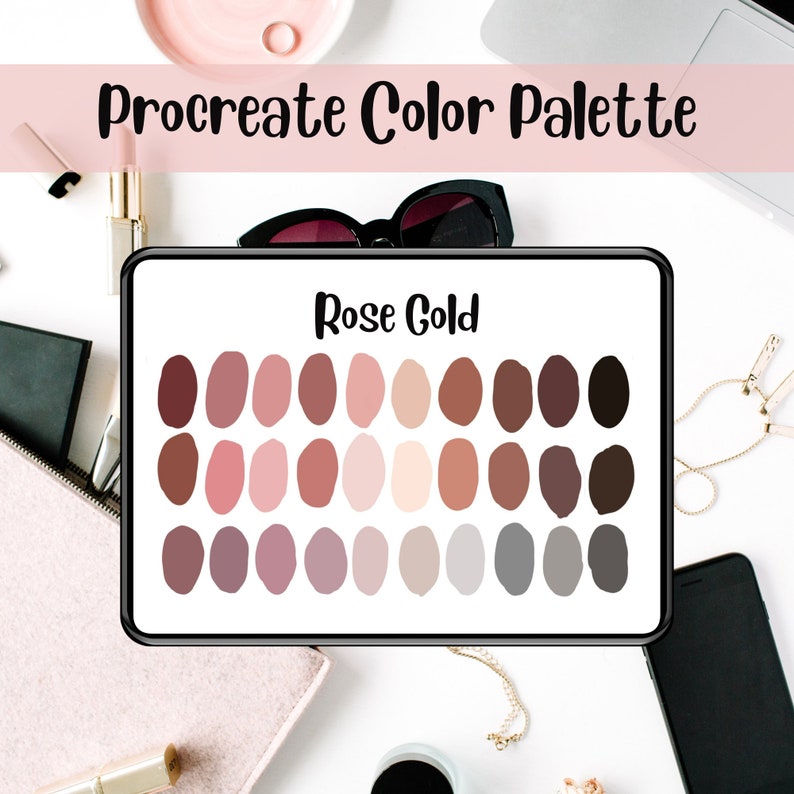 Procreate Color Palette Color Swatches Ipad Color Palette Etsy