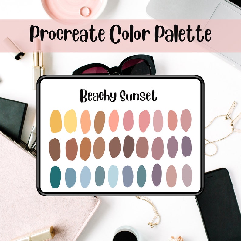 Procreate Color Palette, Color Swatches, iPad Color Palette, Procreate ...