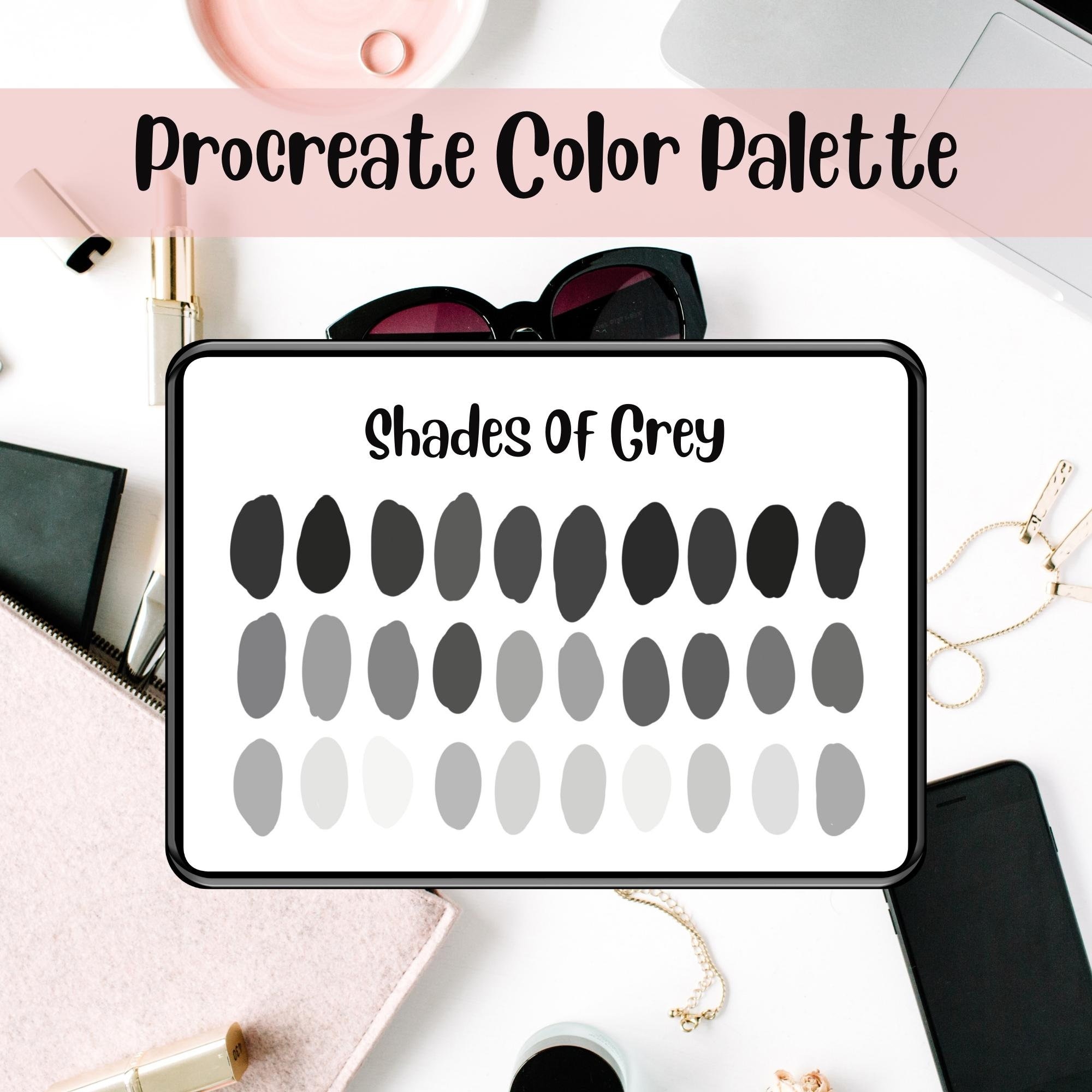 Procreate Color Palette Color Swatches Ipad Color Palette Etsy