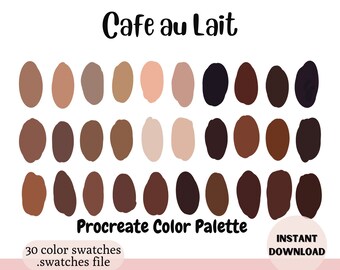 Procreate Color Palette, Color Swatches, iPad Color Palette, Procreate ...