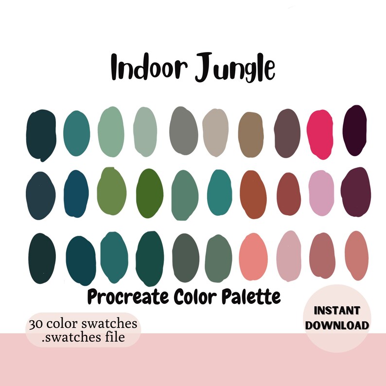 Procreate Color Palette Color Swatches Ipad Color Palette Procreate