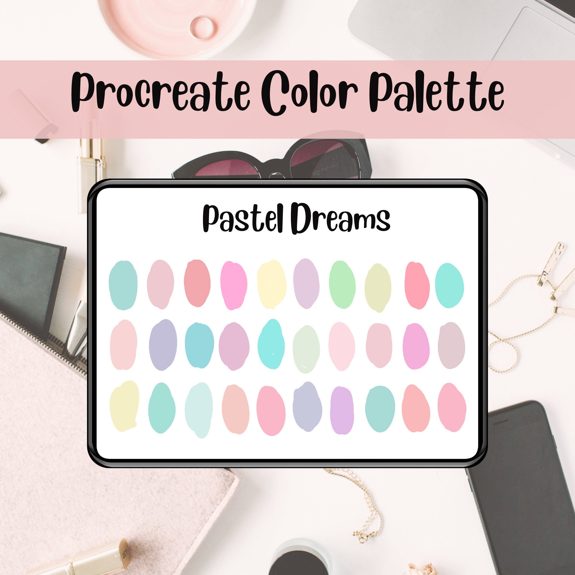 Procreate Color Palette Color Swatches Ipad Color Palette Procreate