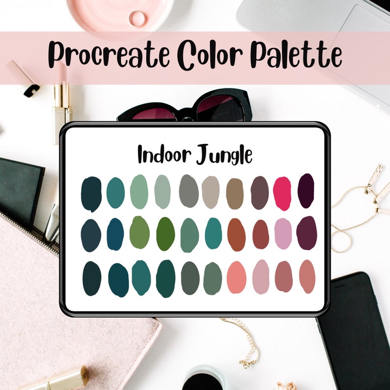 Procreate Color Palette Color Swatches Ipad Color Palette Procreate