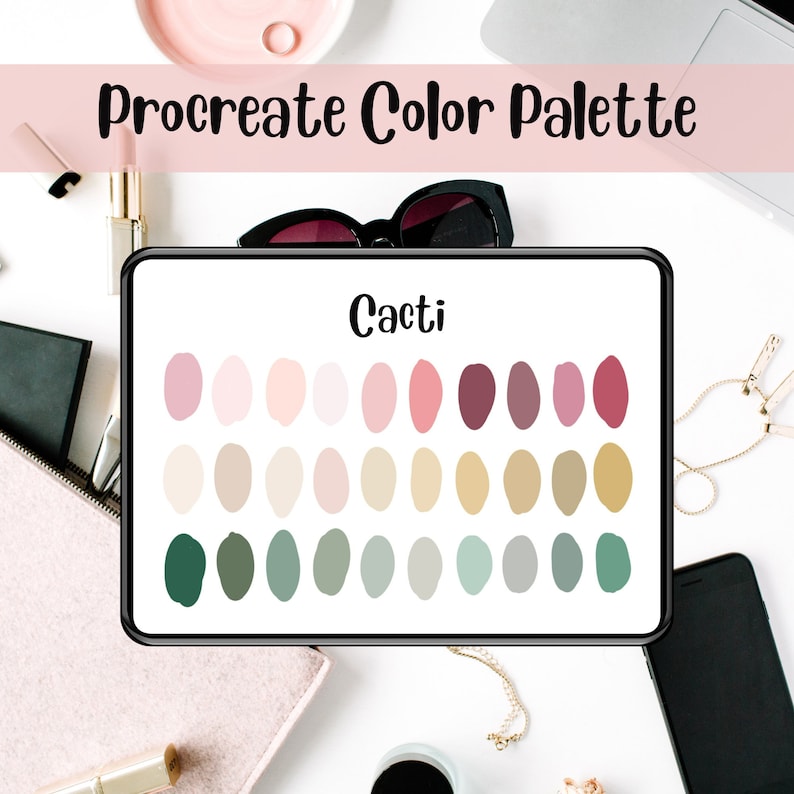 Procreate Color Palette Color Swatches iPad Color Palette - Etsy