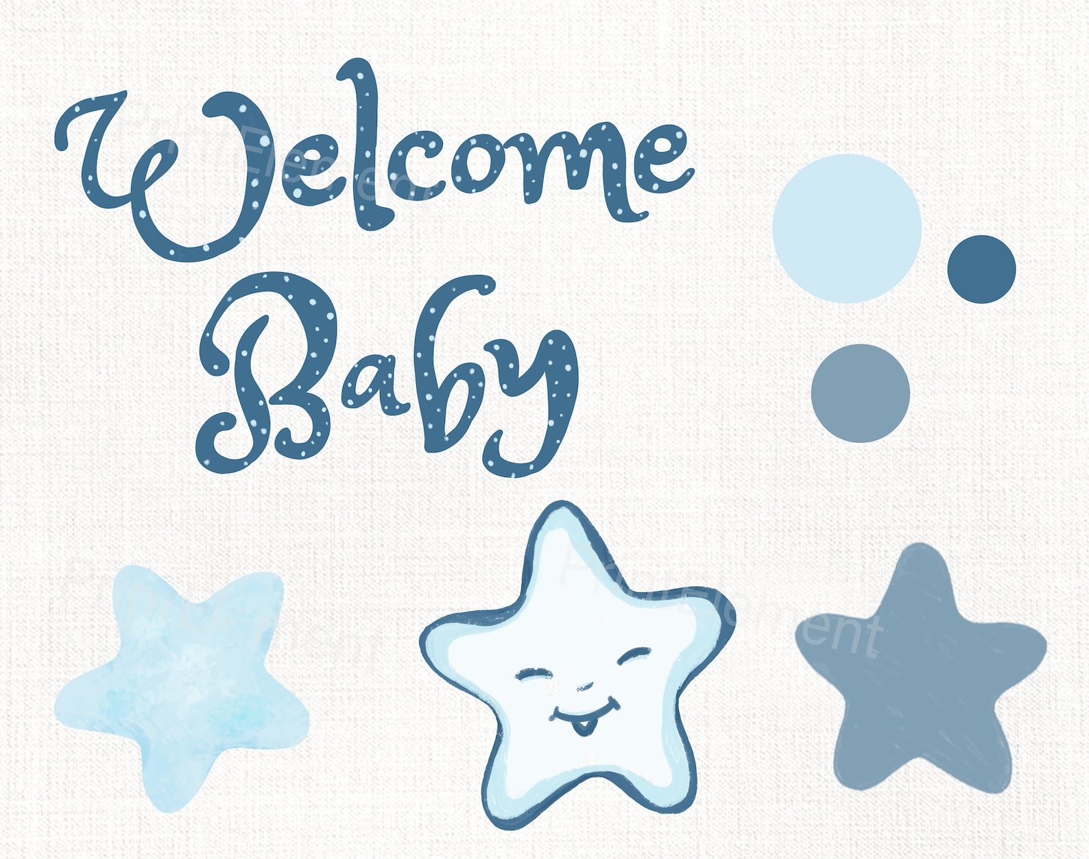 Newborn baby clipart Cute baby boy Welcome baby clipart | Etsy