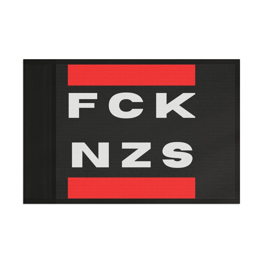 FCK NZS Flag Edgy, Protest Flag, Outdoor Flag, Resist, Fight Back - Etsy