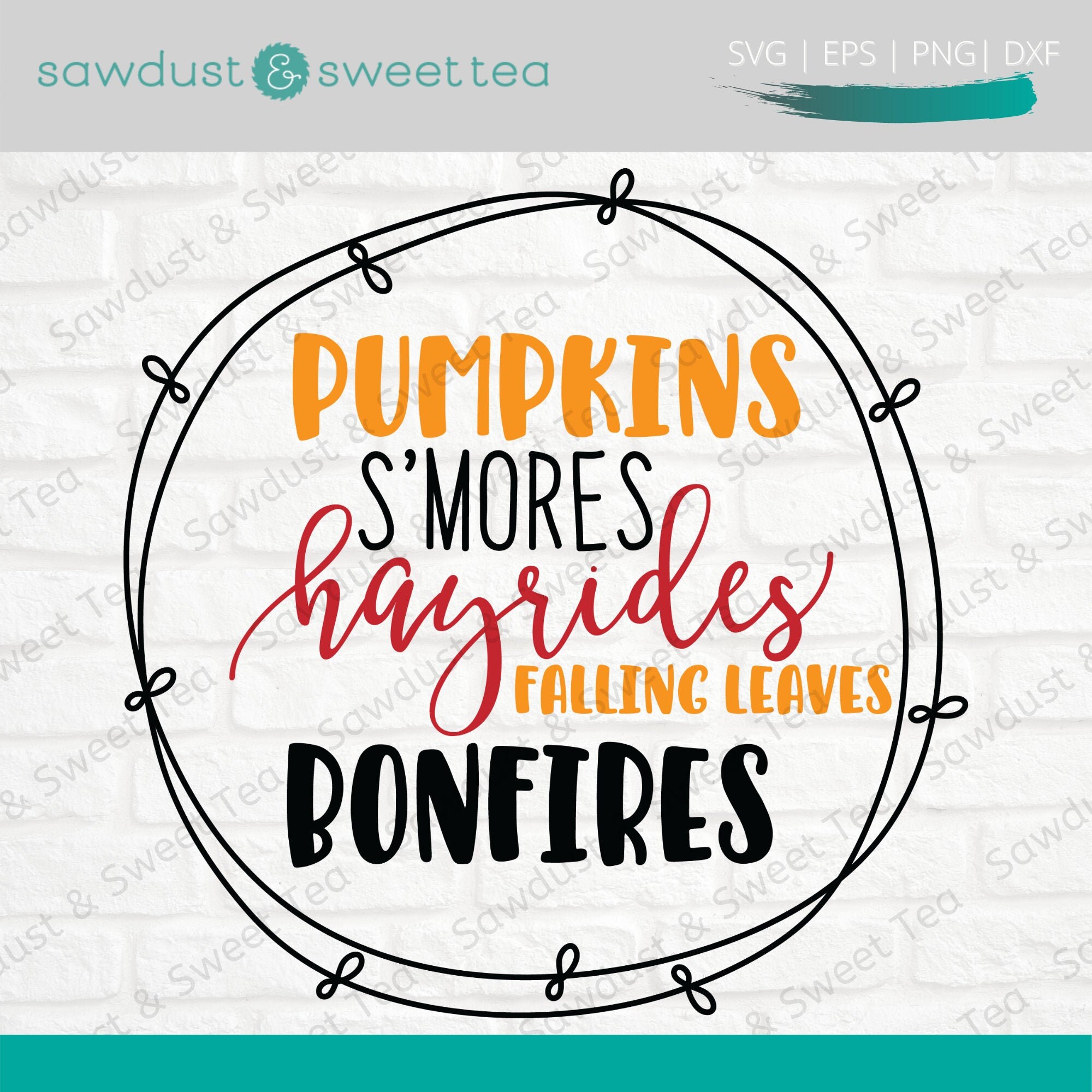 Fall Words SVG Fall Words Shirt SVG Fall Words Circle SVG | Etsy