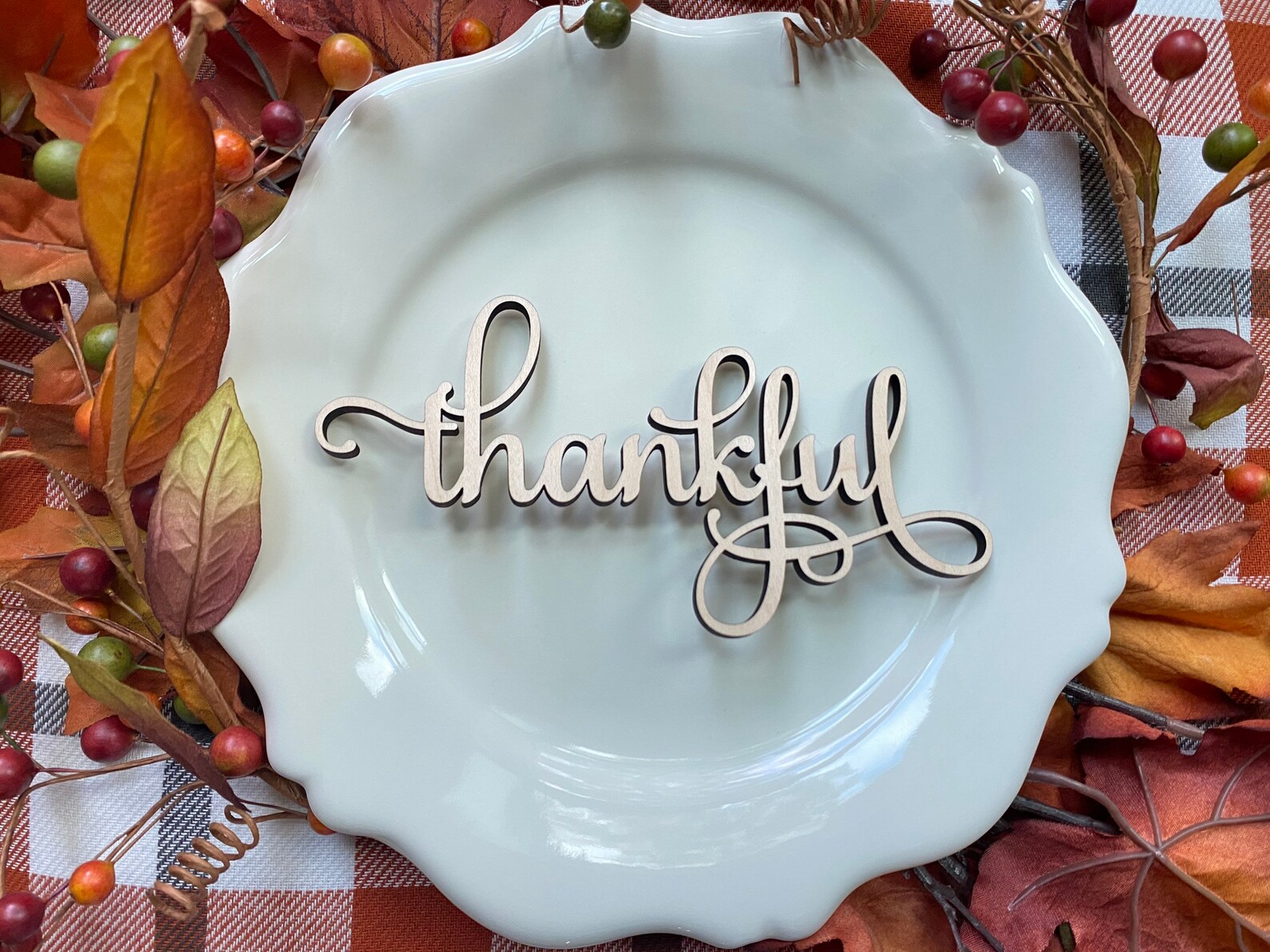 Plate Words SVG Table Setting Words SVG Thanksgiving Plate - Etsy