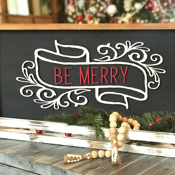 Merry Sign - Etsy