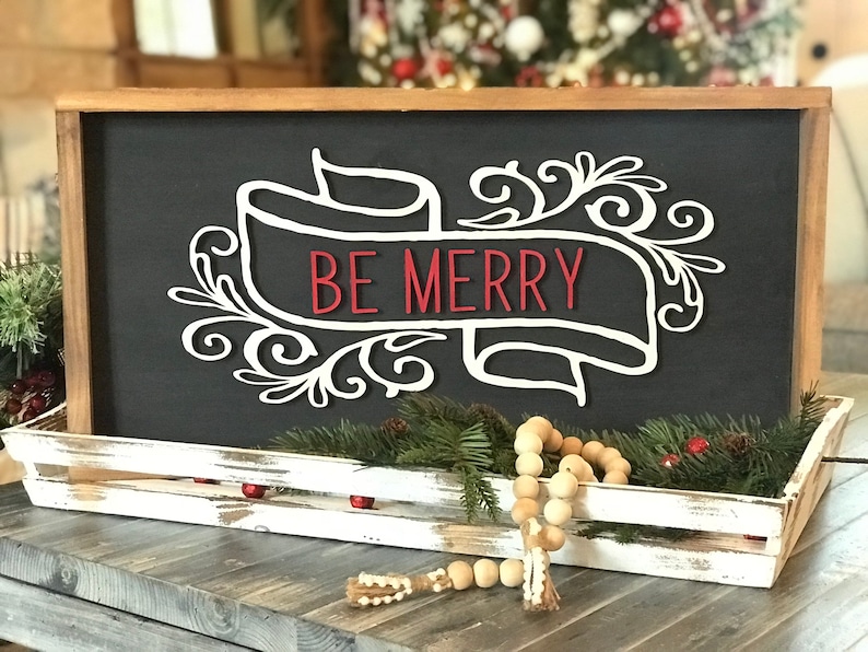 Be Merry SVG Be Merry Sign SVG Be Merry Wooden Sign SVG - Etsy