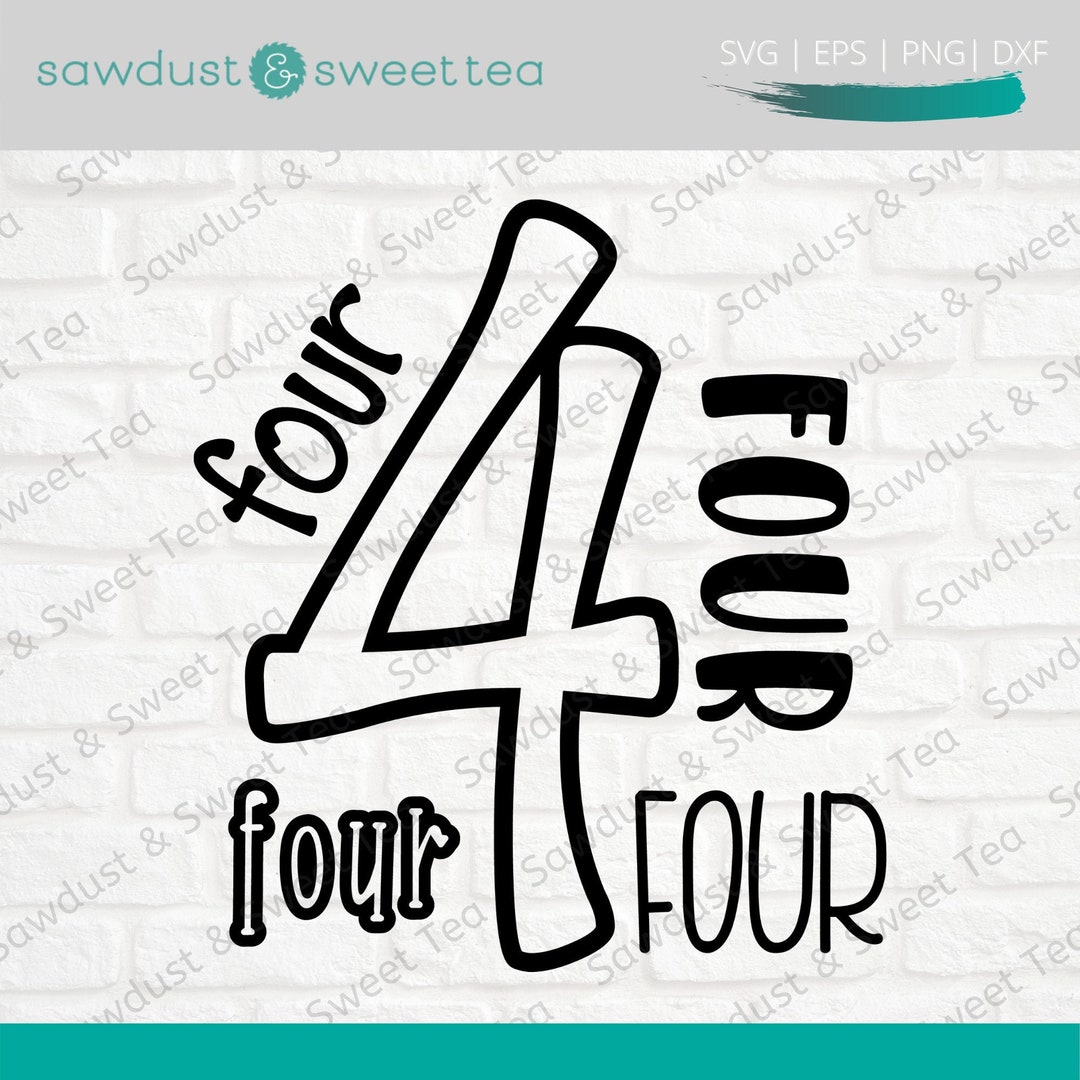 4th Birthday SVG - Fourth Birthday SVG - Birthday Girl SVG - Birthday ...