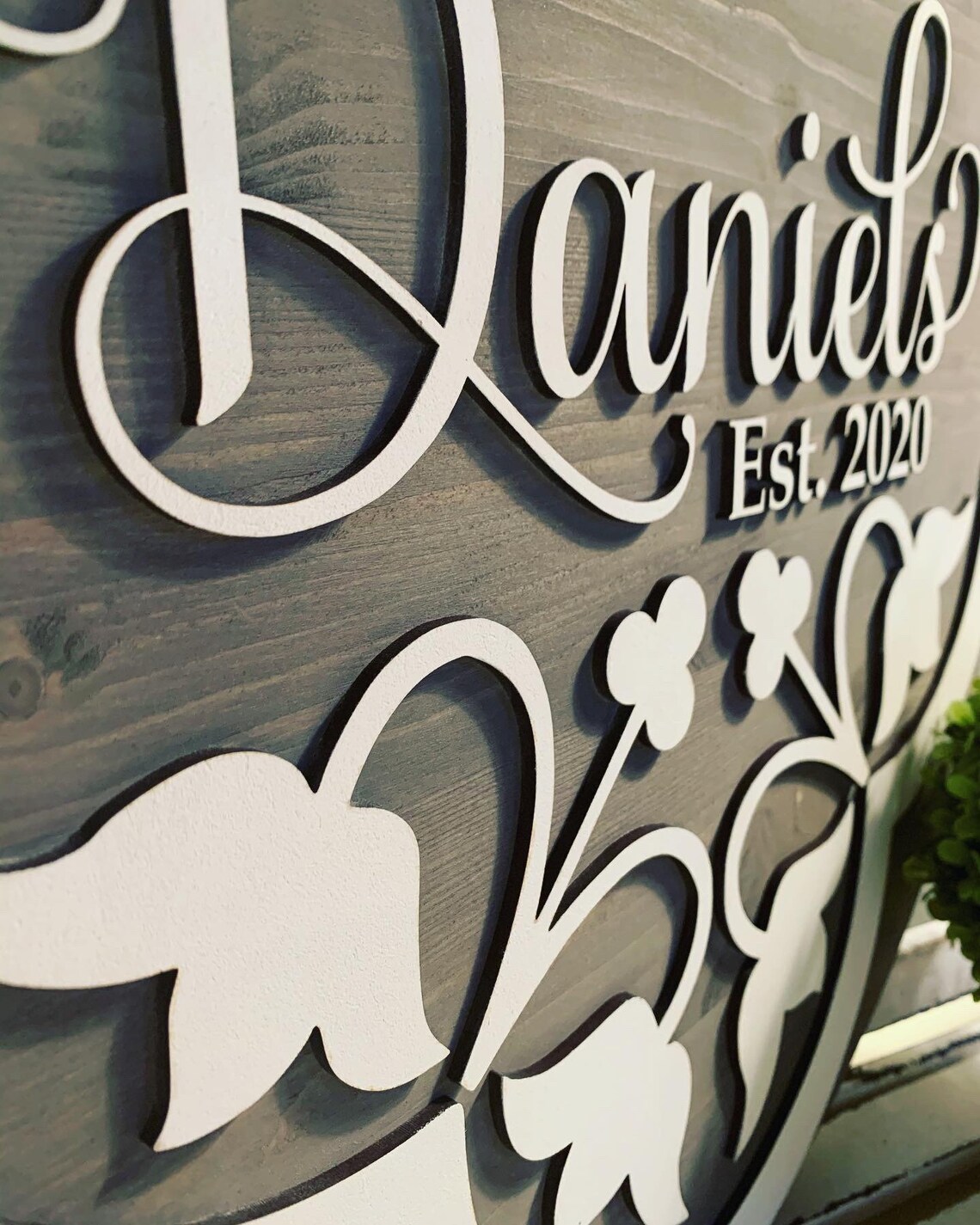 Round Wood Sign SVG Round Family Name Sign SVG Round Family | Etsy