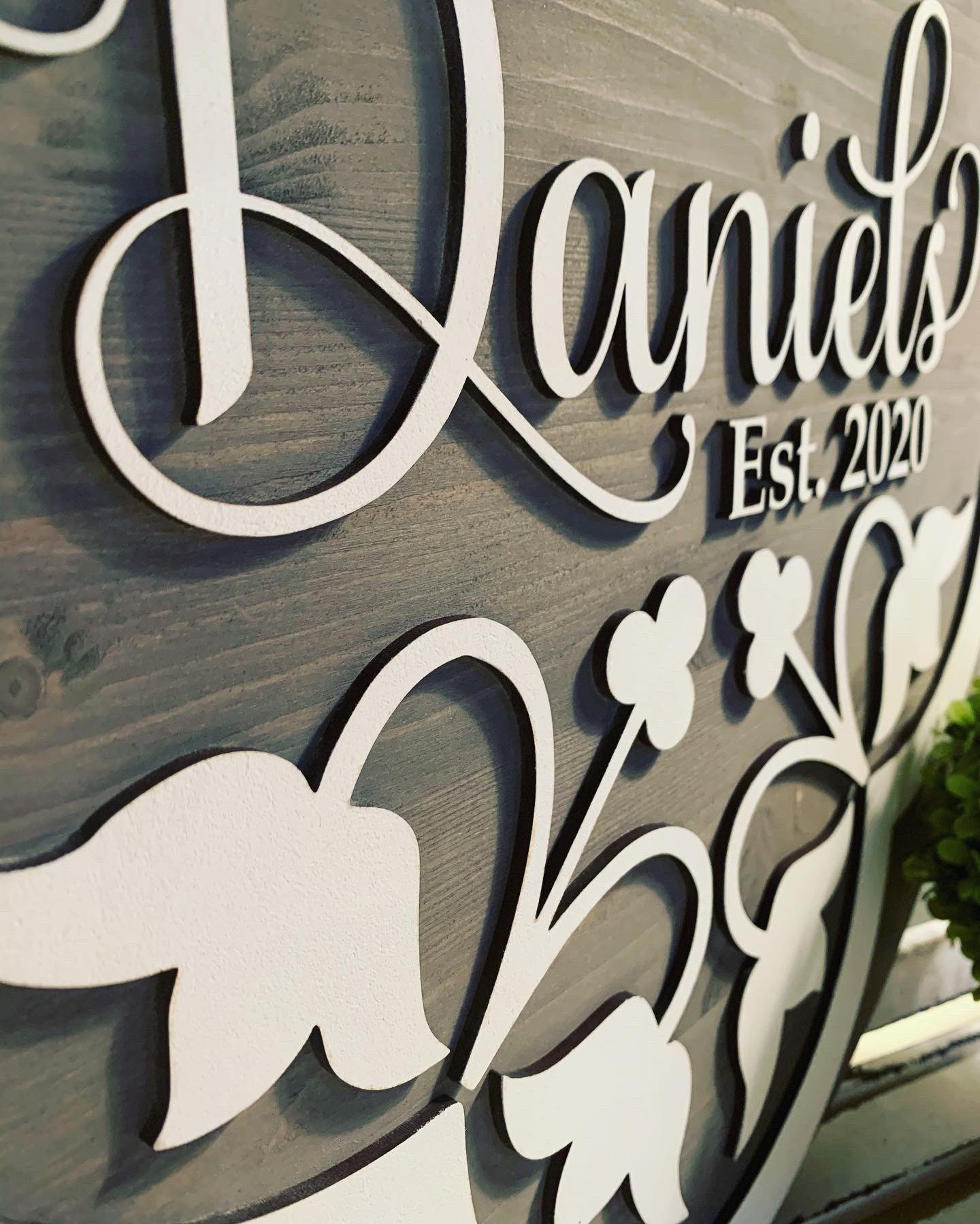 Round Wood Sign SVG Round Family Name Sign SVG Round Family | Etsy