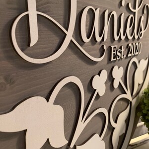 Round Wood Sign SVG, Round Family Name Sign SVG, Round Family Sign SVG ...