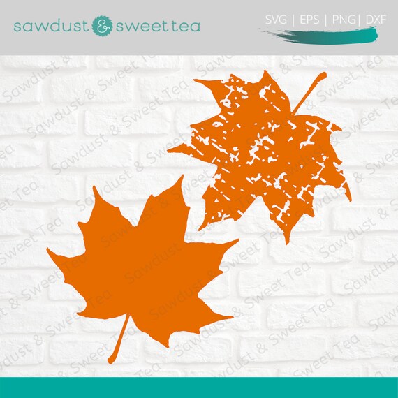 Fall Leaves SVG Fall Leaf SVG Fall Distressed SVG - Etsy
