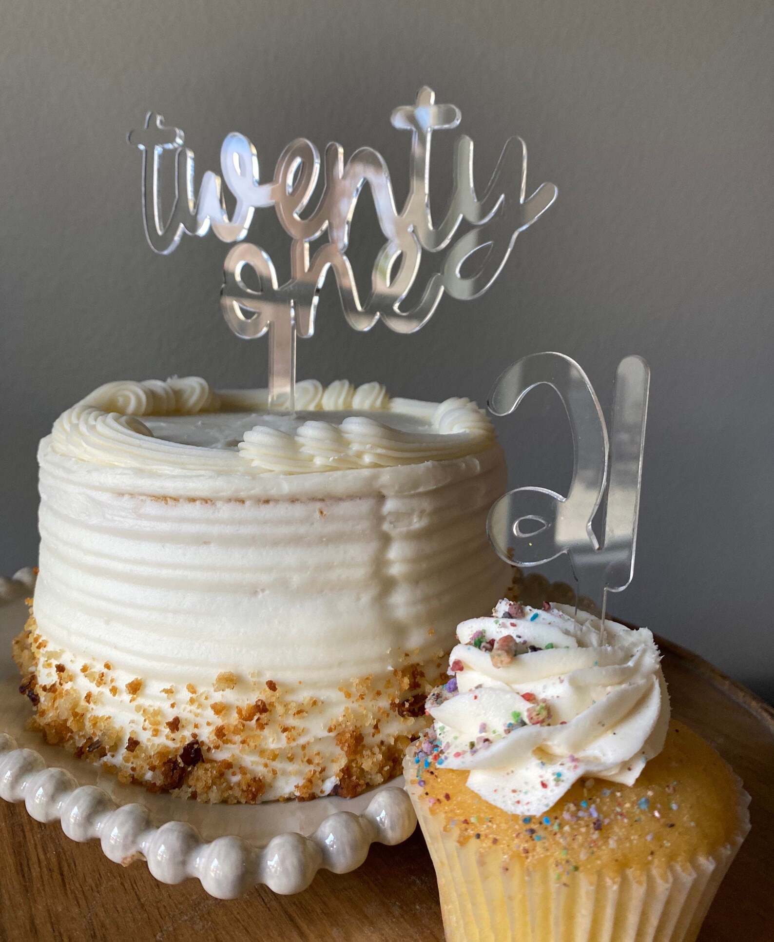 Twenty One Cake Topper SVG, Twenty One Cupcake Topper SVG, 21st ...