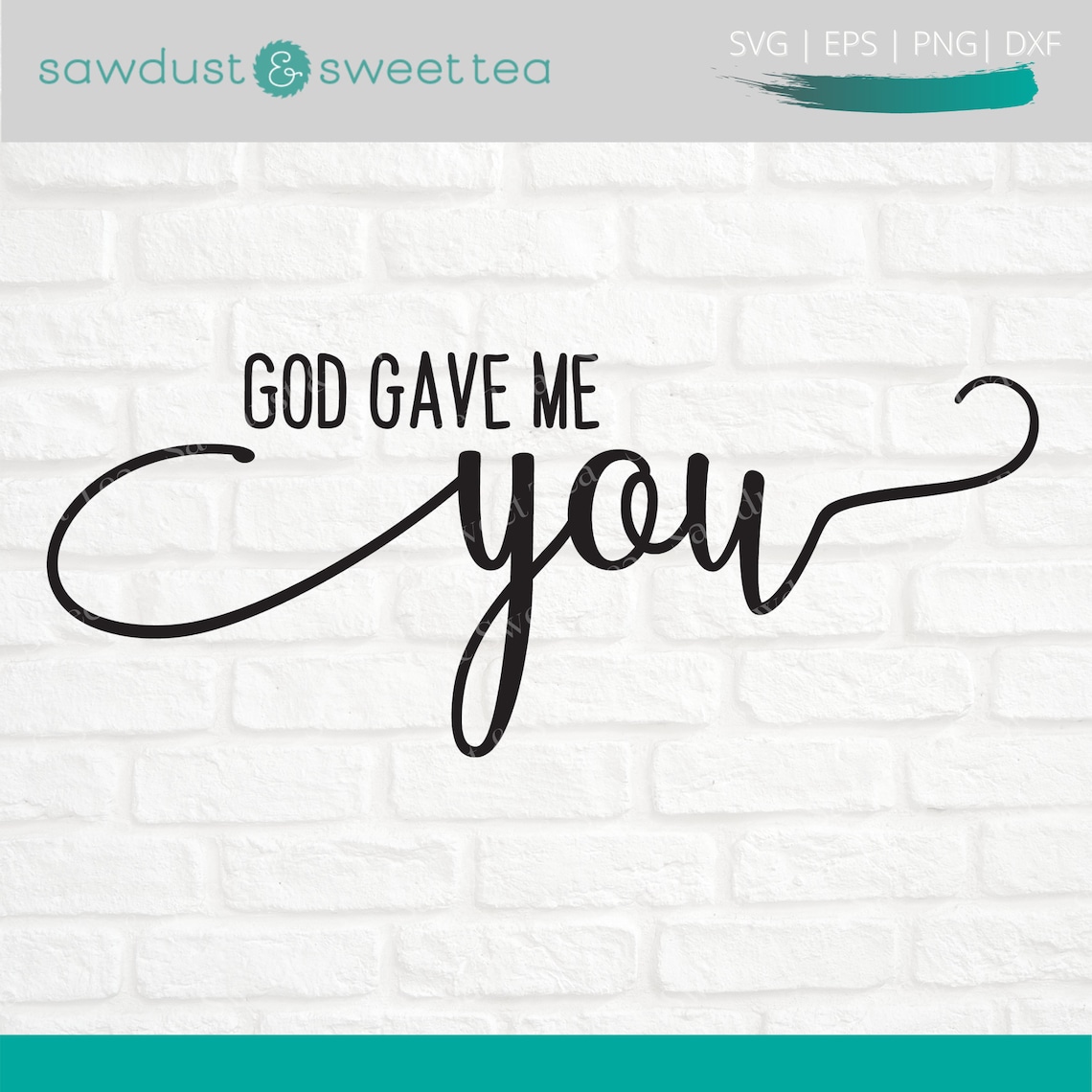 God Gave Me You SVG Christian Sign Svg Faith Based Svg - Etsy