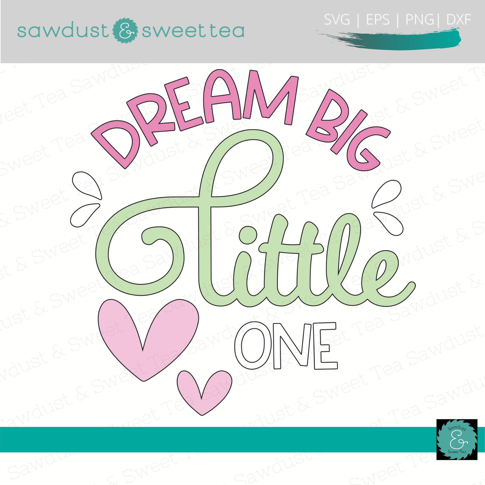 Dream Big Little One SVG, Nursery SVG, Baby Girl SVG, Nursery Decor Svg ...