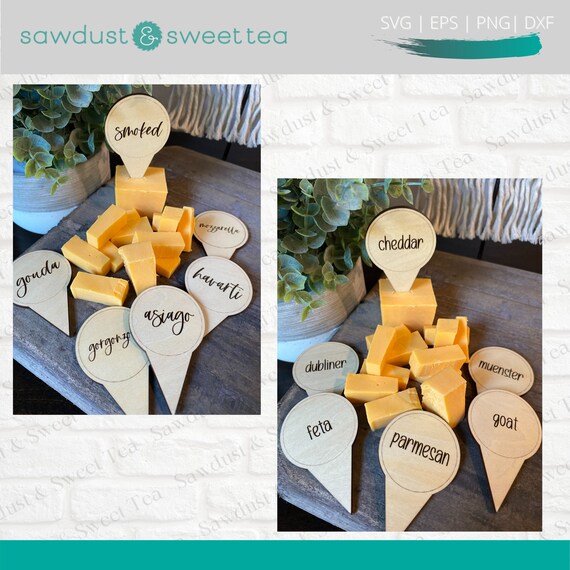 Cheese Board SVG Charcuterie SVG Cheese Tag SVG Charcuterie - Etsy