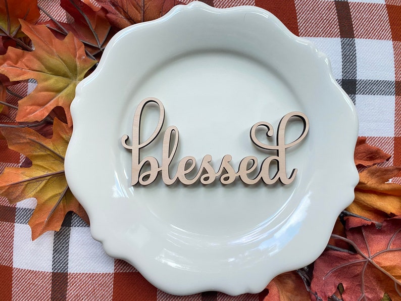 Plate Words SVG, Table Setting Words SVG, Thanksgiving Plate SVG ...