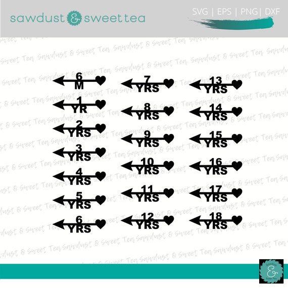 Growth Chart Markers SVG Height Markers SVG Arrow Growth | Etsy