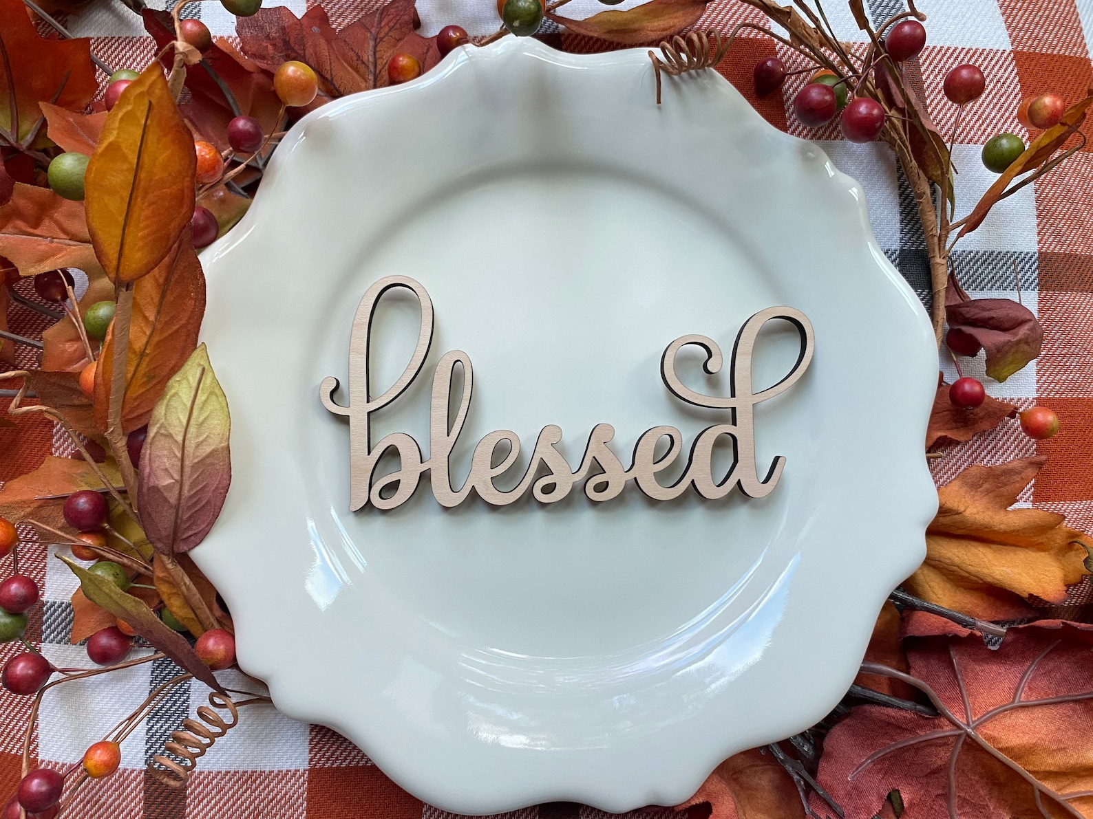Plate Words SVG Table Setting Words SVG Thanksgiving Plate - Etsy