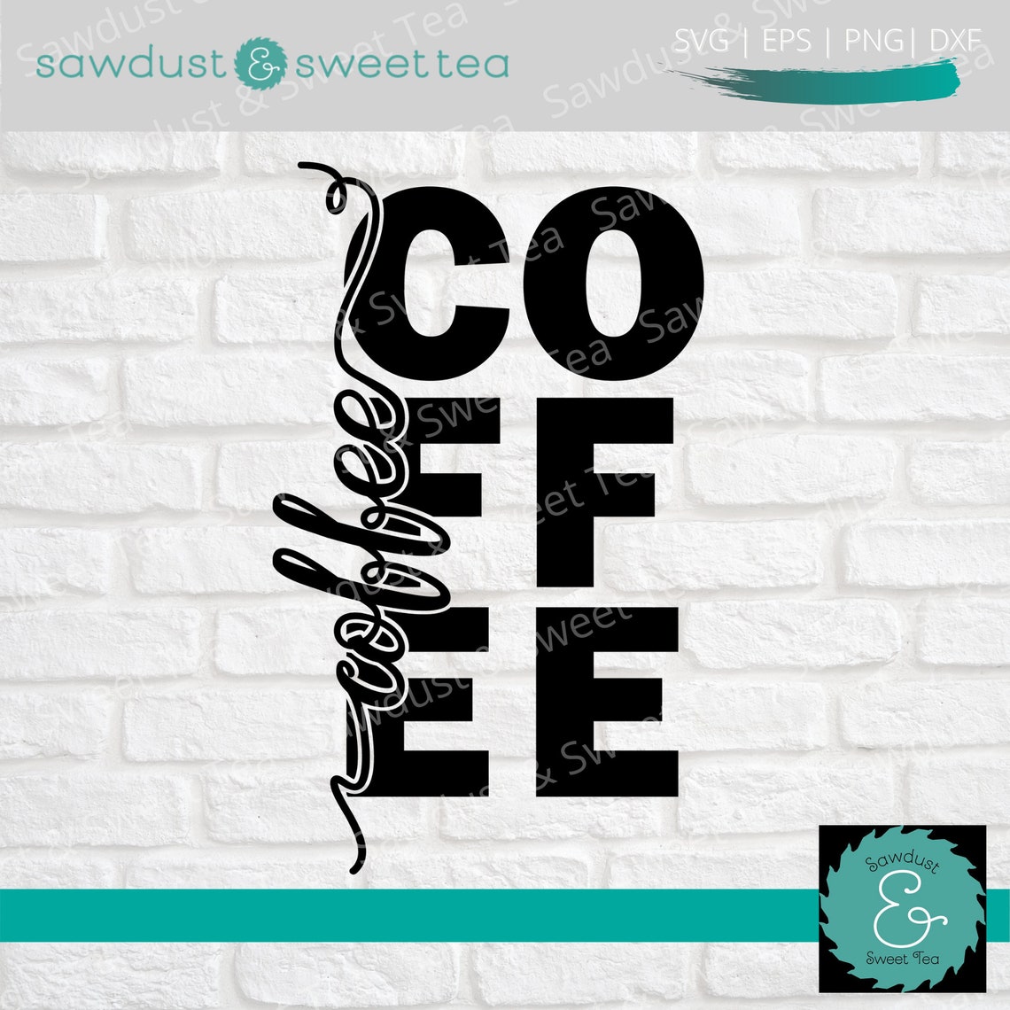 Coffee SVG, Coffee Bar SVG, Coffee Bar Sign SVG, Knockout Svg ...