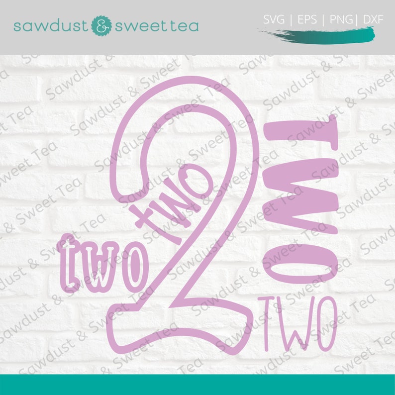 2nd Birthday SVG Baby's Second Birthday SVG Birthday - Etsy