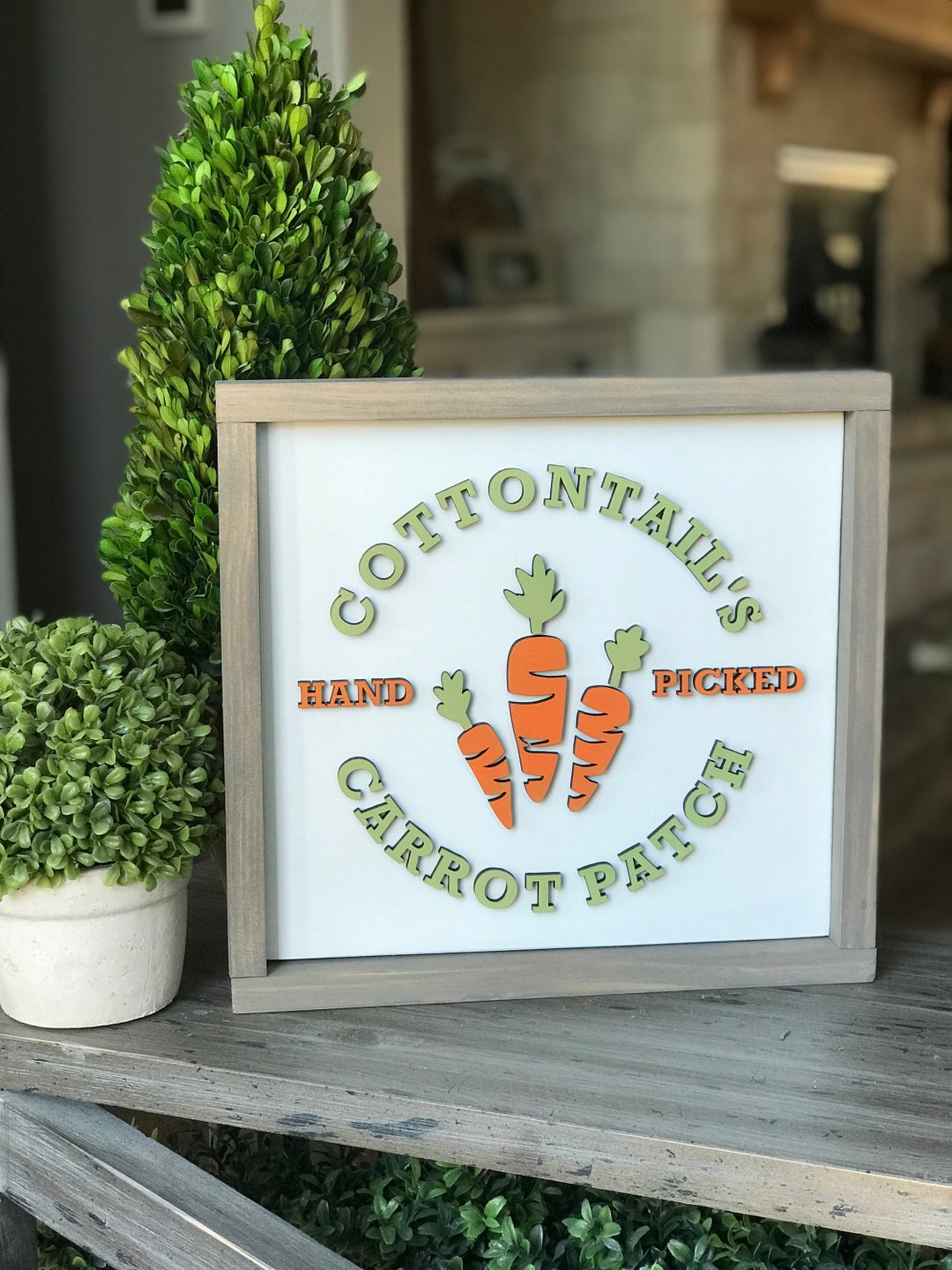 Carrot Patch SVG, Cotton Tail SVG, Easter SVG, Easter Sign Svg, Carrot ...