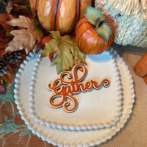 Thanksgiving Table Setting SVG, Thanksgiving Place Card SVG ...