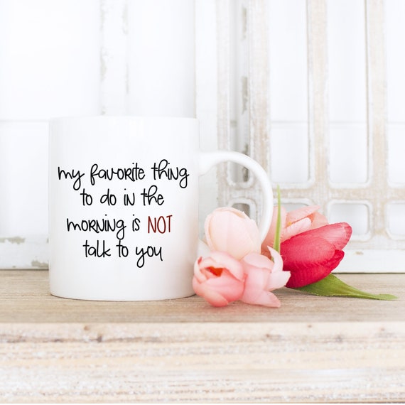 Funny Mug SVG Not a Morning Person SVG Don't Talk to Me - Etsy