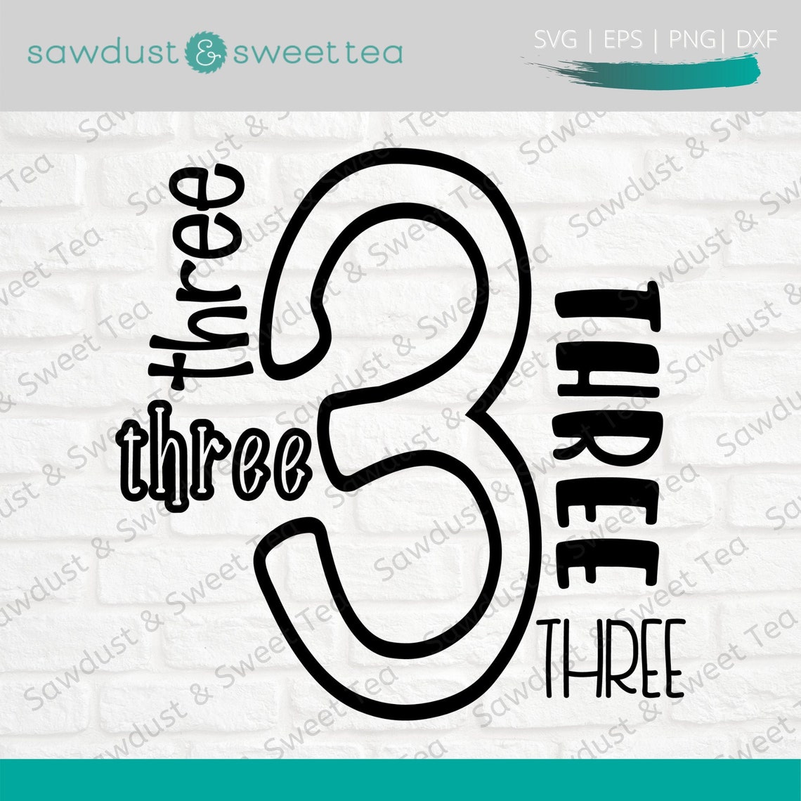 3rd Birthday SVG Third Birthday SVG Birthday Girl SVG - Etsy