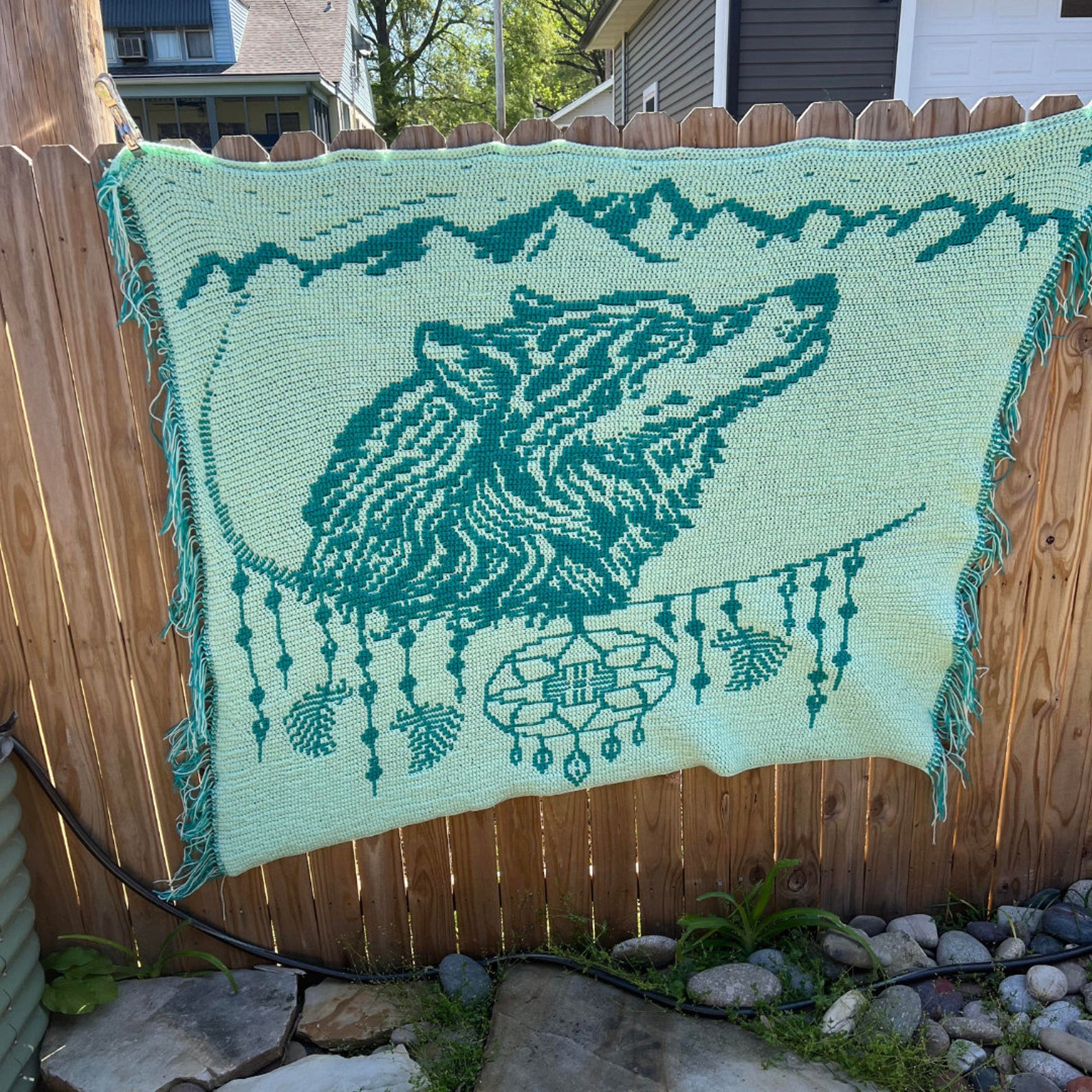 Duane's Spirit of the Wild Mosaic Crochet Pattern - Overlay, Wolf ...