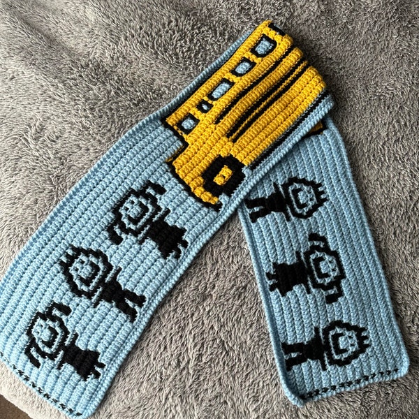 School Bus Scarf - Etsy
