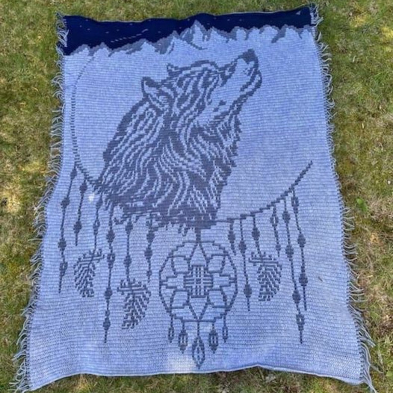 Duane's Spirit of the Wild Mosaic Crochet Pattern - Overlay, Wolf ...